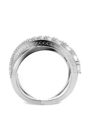 SWAROVSKI Crystal-embellished Crossover Ring