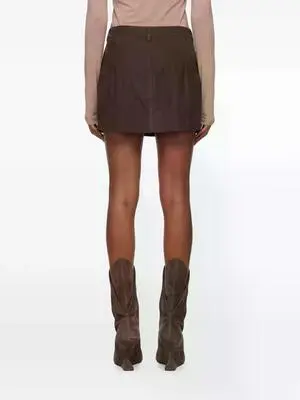 Rick Owens Fairbanks Belt-loops Mini Skirt