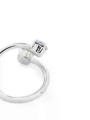 JUSTINE CLENQUET Juno Crystal-embellished Mid Ring