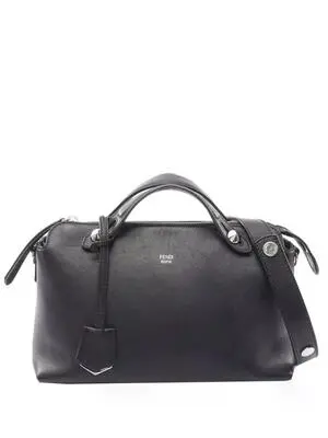 Fendi 2010-2026 Medium Leather The Way Satchel - Black
