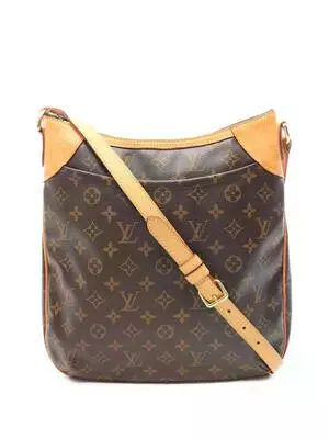 LOUIS VUITTON Monogram Odeon Mm Crossbody Bag - Brown