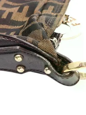 Fendi 2000-2010 Zucca Canvas Chef Shoulder Bag