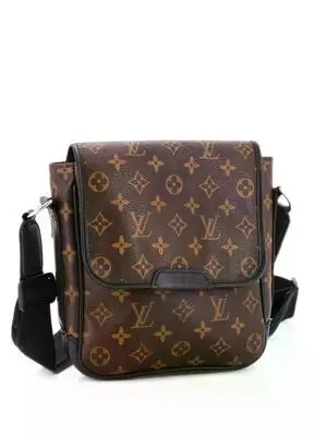 LOUIS VUITTON Bass Messenger Bag Macassar Monogram Canvas Pm Cross Body Bag