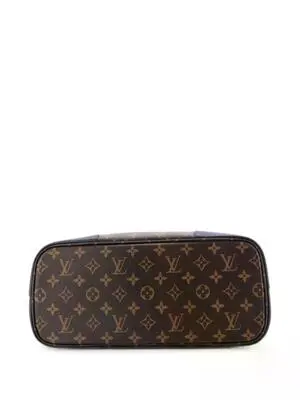 LOUIS VUITTON Monogram Canvas And Leather Flandrin Tote Bag - Blue