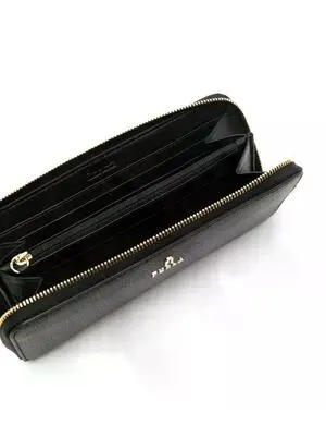Furla Logo-plaque Leather Wallet