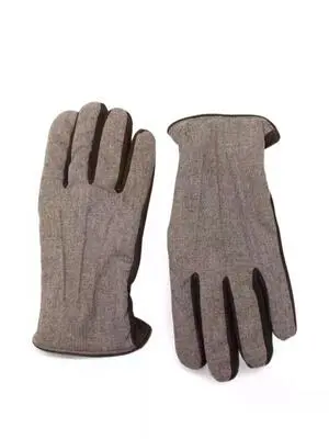 GRAN SASSO Panelled Elasticated-cuff Gloves