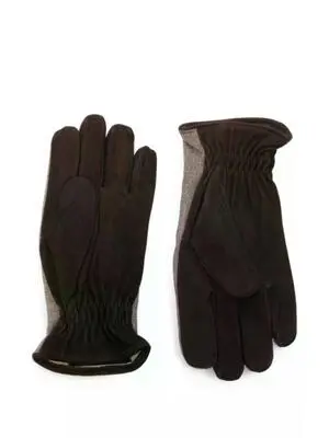 GRAN SASSO Panelled Elasticated-cuff Gloves