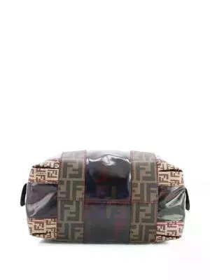 Fendi Medium Mix Tote Zucca Coated Canvas Shoulder Bag