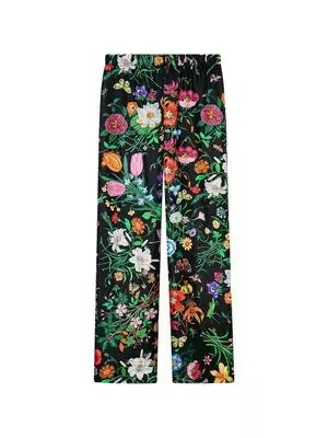 Gucci Floral-print Trousers