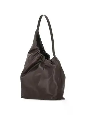 AESTHER EKME Demi Lune Cloud Leather Shoulder Bag - Brown