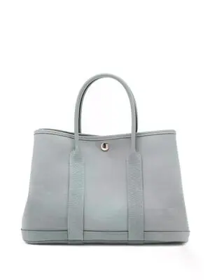 Hermès 2025 Toile And Negonda Garden Party 30 Tote Bag - Grey