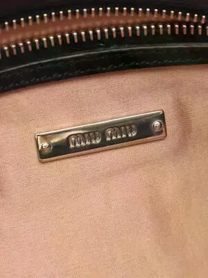 Miu Miu Matelasse Nappa Crystal Chain Satchel
