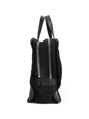 Prada Enameled Metal Triangle Briefcase