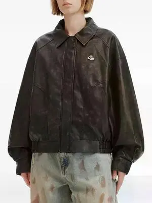 Izzue Logo-plaque Panelled Bomber Jacket