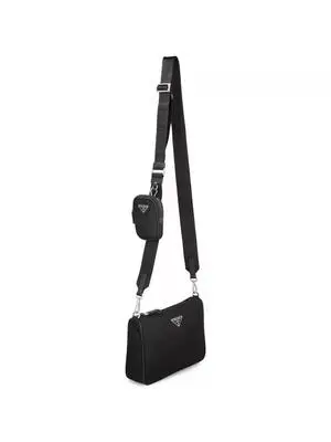 Prada Re-nylon And Saffiano-leather Shoulder Bag