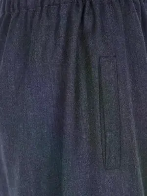 DANIELA GREGIS Elasticated-waistband Wide-leg Trousers