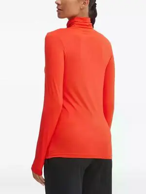 SPORTALM Logo-print Roll-neck Top