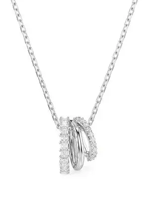 SWAROVSKI Hyperbola Crystal-embellished Interlocking-ring Necklace