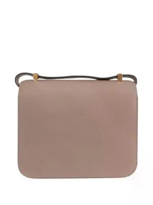 Hermès 2017 Constance Epsom Leather Shoulder Bag - Grey