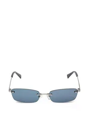 Guess Rectangle Metal Sunglasses - Silver