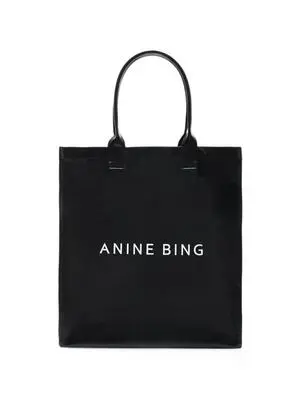 ANINE BING Leonie Coated Canvas Tote