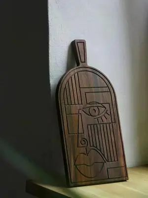WOODSEA Mask Wood Serving Board