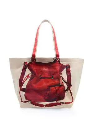 LANCEL Printed Cotton Tote Bag
