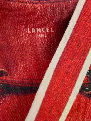 LANCEL Printed Cotton Tote Bag
