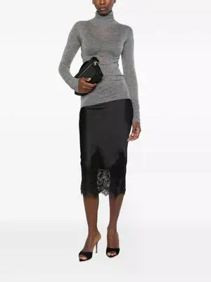 Elisabetta Franchi Roll-neck Wool Top