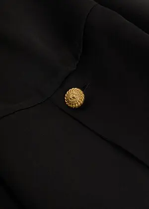 Balmain Scarf-effect Silk Blouse