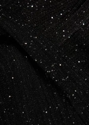 Balmain Sequin-embellished Fine-knit Maxi Dress