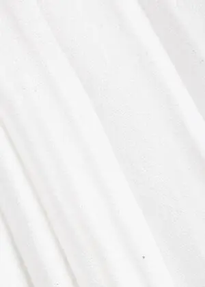 Balmain Pleated Close-knit Midi Skirt