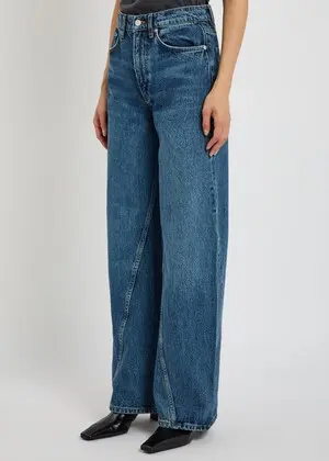 ANINE BING Brie Wide-leg Jeans