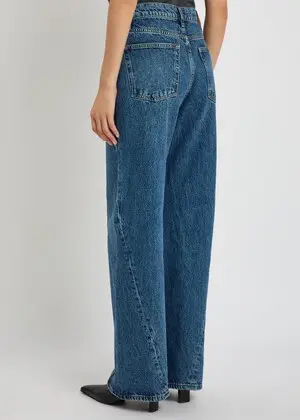 ANINE BING Brie Wide-leg Jeans