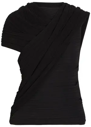 Balmain Layered Textured Close-knit Top
