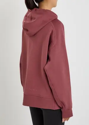 Stella McCartney Adidas X Logo Hooded Cotton-blend Sweatshirt