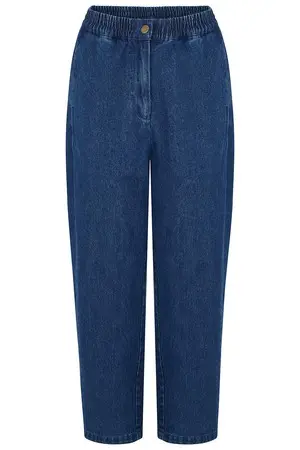 SUGARHILL BRIGHTON Mila Denim Barrel Leg Trousers