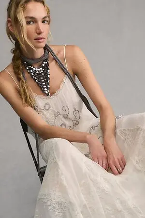 Free People Solana Choker Necklace At - Hematite