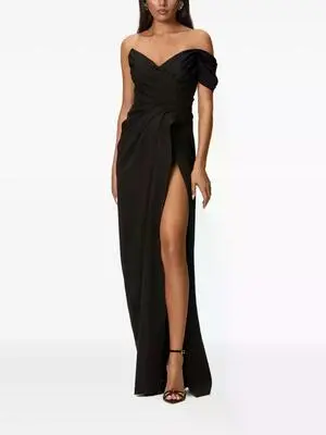 NORINA ST Alma Off-shoulder Draped Maxi Dress