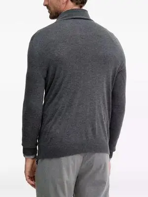 MOS MOSH Quarter-zip Knitted Sweater