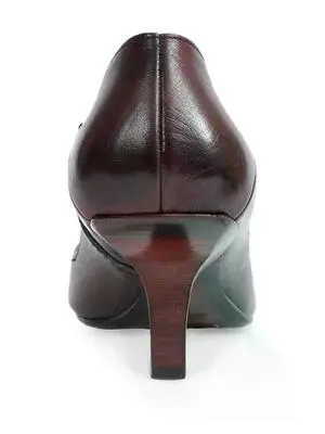 CAPASA MILANO Leather Pointed-toe Pumps