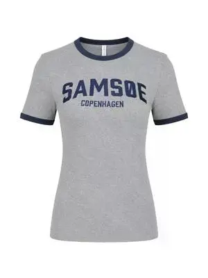 SAMSOE SAMSOE Sabond Logo-print T-shirt