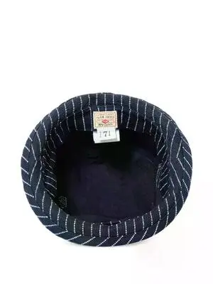 SUGAR CANE JEANS Stripe-pattern Bucket Hat