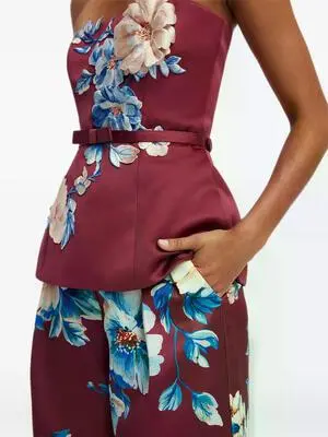 LEO LIN Elisha Floral-print Trousers