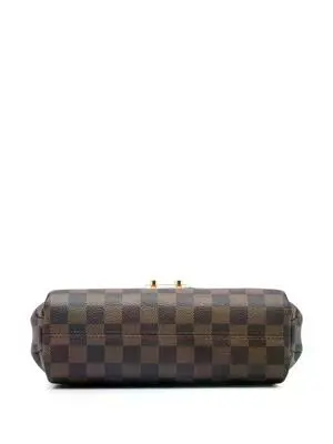LOUIS VUITTON Damier Ebene Croisette Satchel - Brown