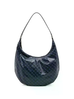 GHERARDINI Logo-print Shoulder Bag - Black