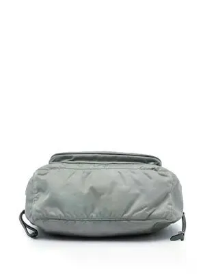 Prada Saffiano Trimmed Tessuto Zip Top Cross Body Bag