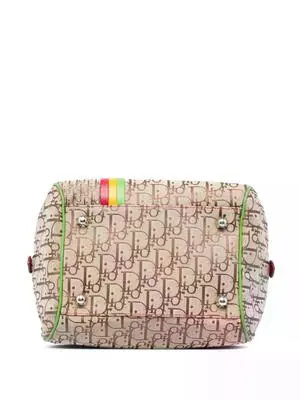 Dior 2004 Diorissimo Trotter Canvas Rasta Handbag