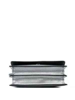 Prada 2010-2026 Saffiano Wallet On Strap Crossbody Bag