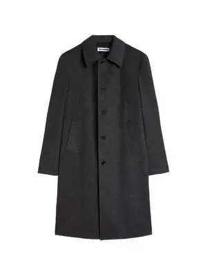 JIL SANDER Single-breasted Wool Coat